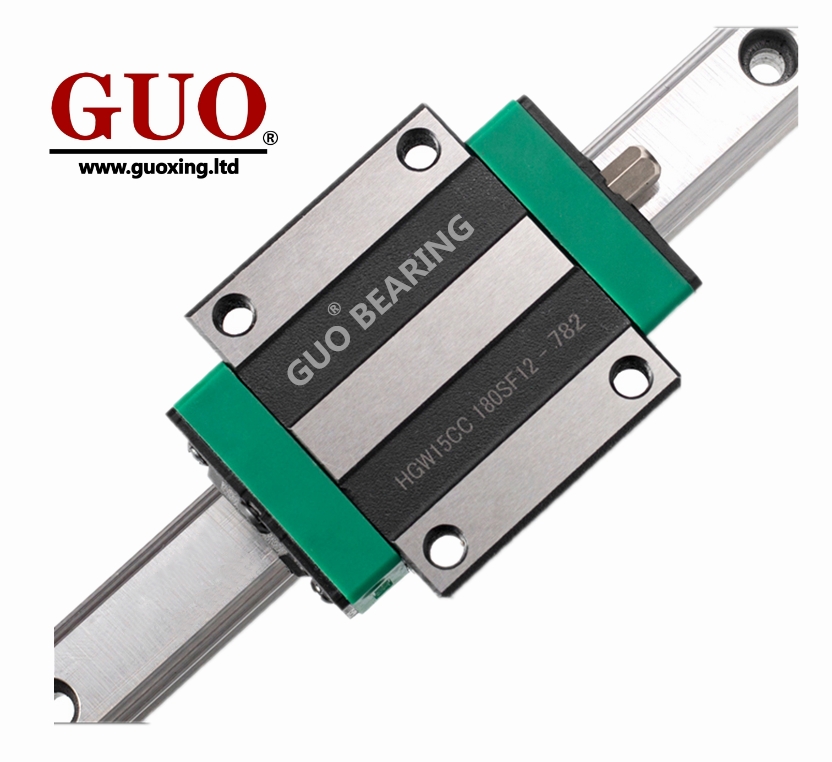 泉州直线滑块导轨-HGW15.HGW20.HGW25.HGW30.HGW35.HGW45.HGW55-HGW65系列导轨带法兰滑块-国兴轴承 ...